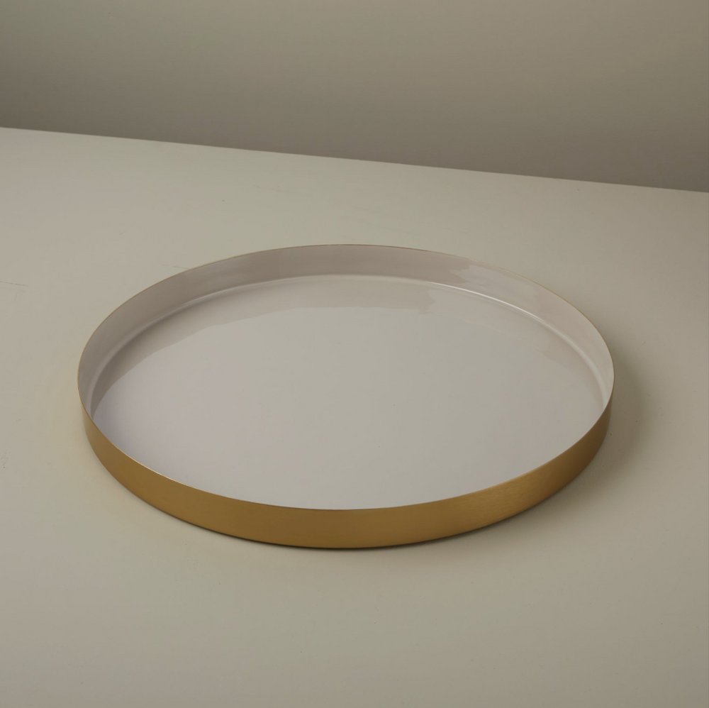 Gold Rim Tray, Large